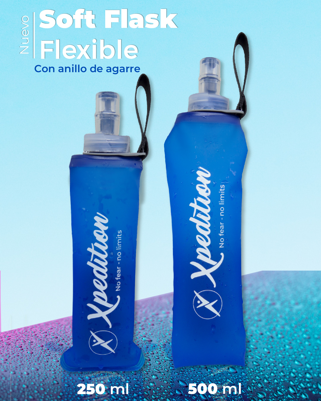 Soft Flask Flexible con Anillo de Agarre - Xpedition